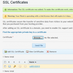 Generate CSR and Private Key in Plesk - NixTree