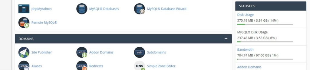 cpanel-control-panel-screenshot - NixTree